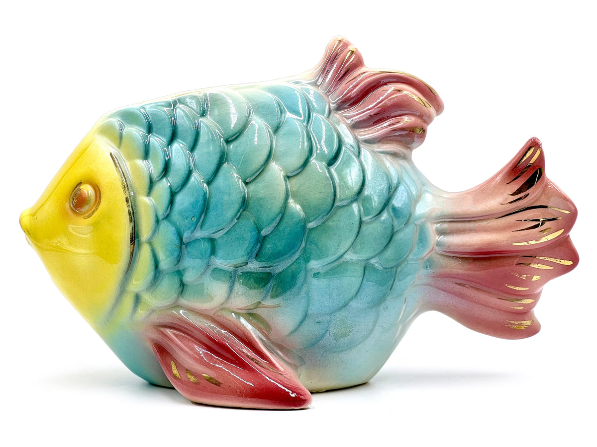 Kalmar Pottery (Australia) Large Fish Jardiniere/Planter | Model V118 ...