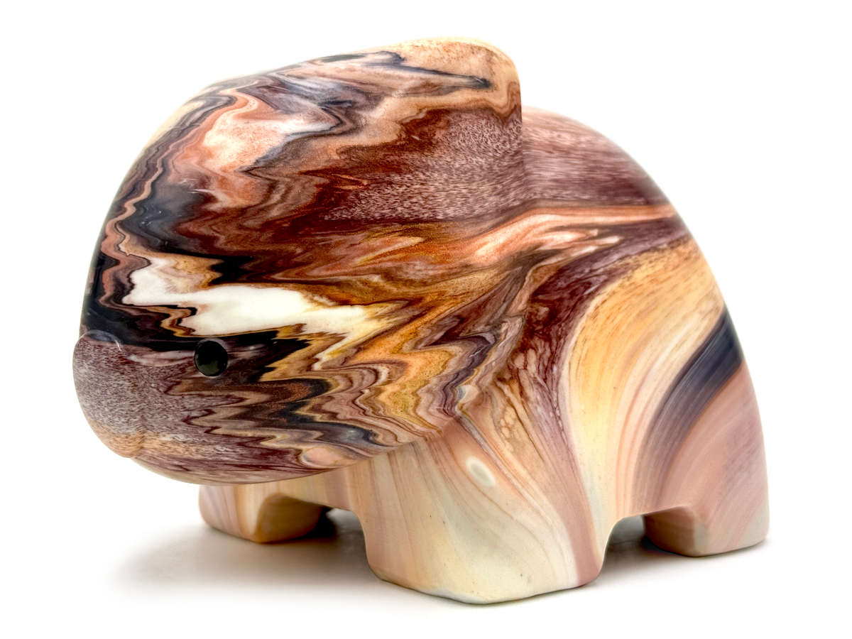 Pete Cromer (Australia) Resin Wombat - Earthtones – That Retro Piece