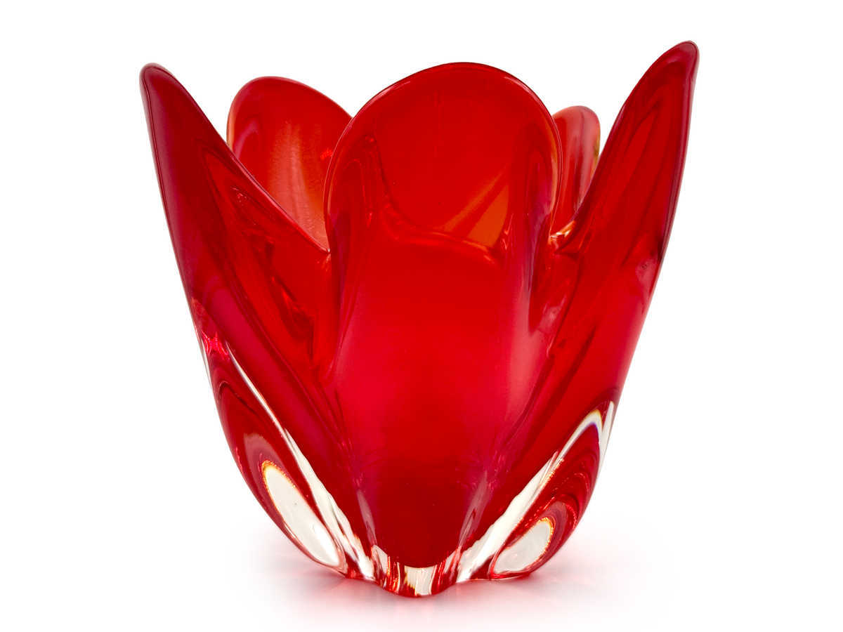 Iwatsu Glass (Japan) from their Hineri range | Art Glass 7.5" Handkerc ...