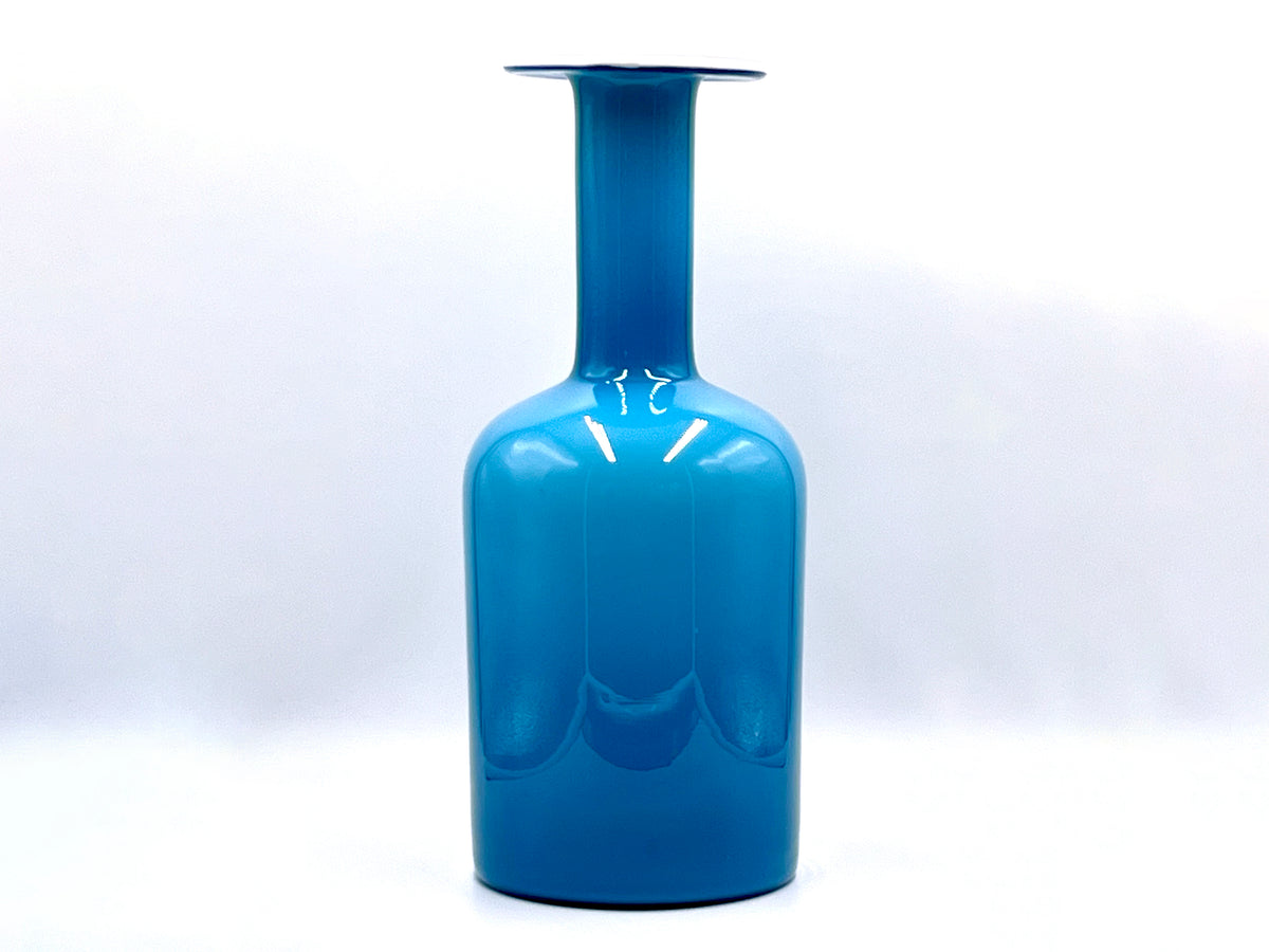 Holmegaard (Denmark) XL 17" 'Gulvvase' (Floor Vase) in Cased Blue | De ...