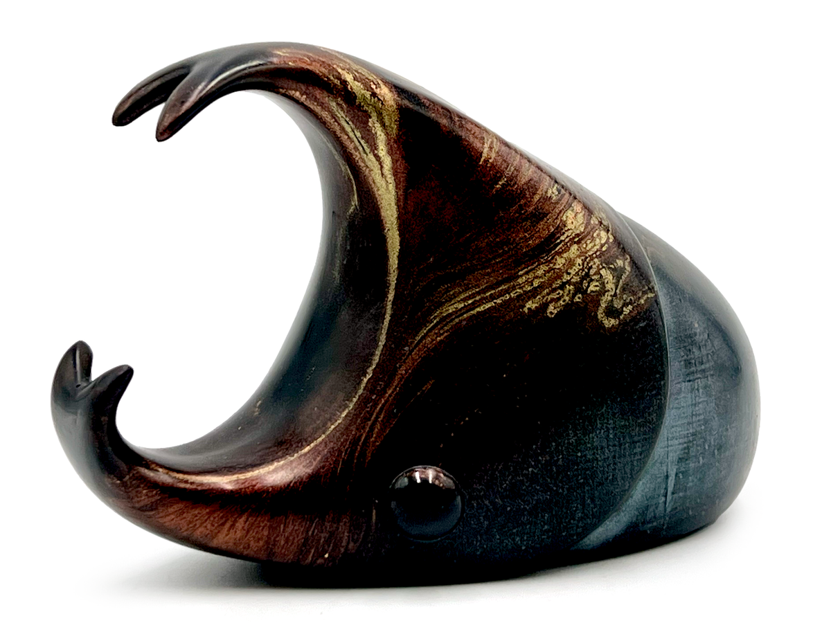 Pete Cromer (Australia) Resin Rhinoceros Beetle - Metallic | Teal ...