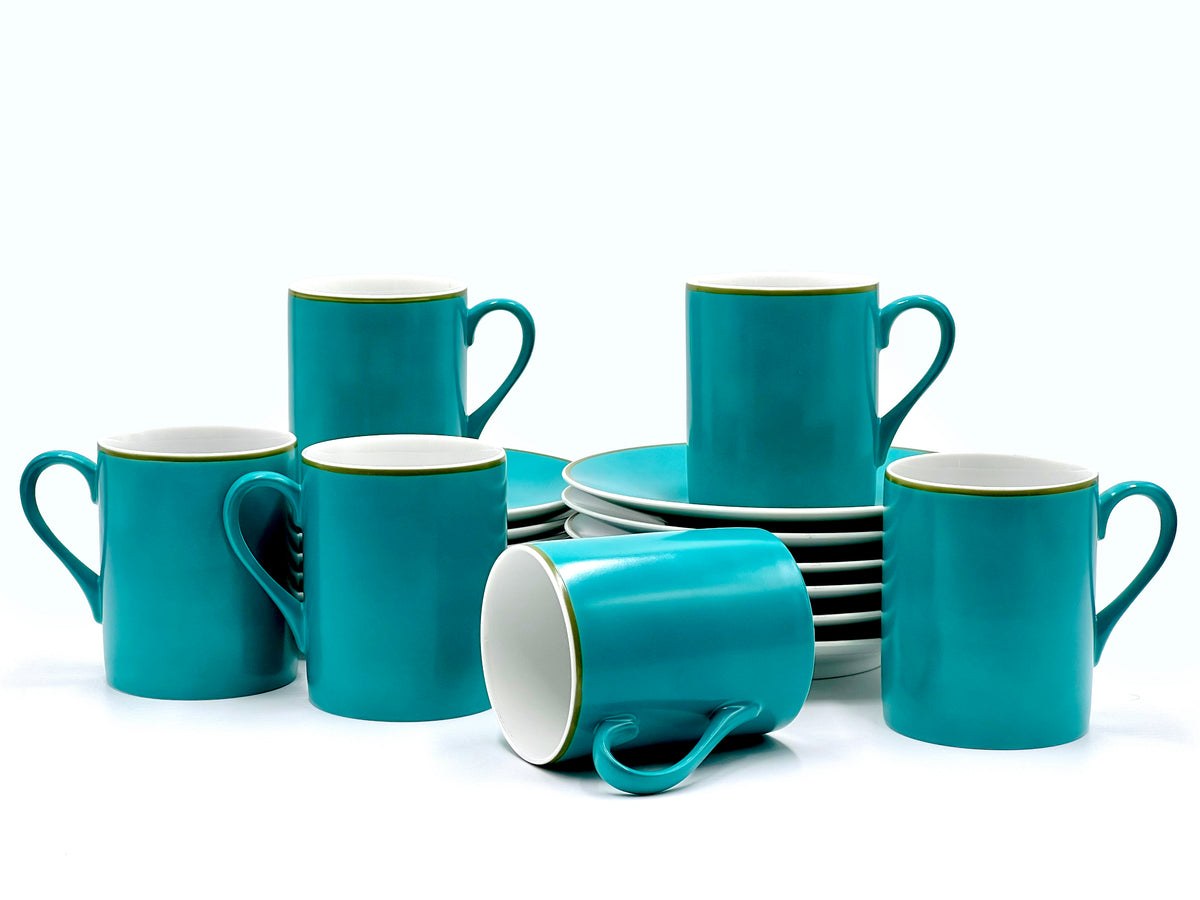 Schmid Kreglinger (Japan) 'Kelco' Trios - Large Cups, Saucers and Cake ...