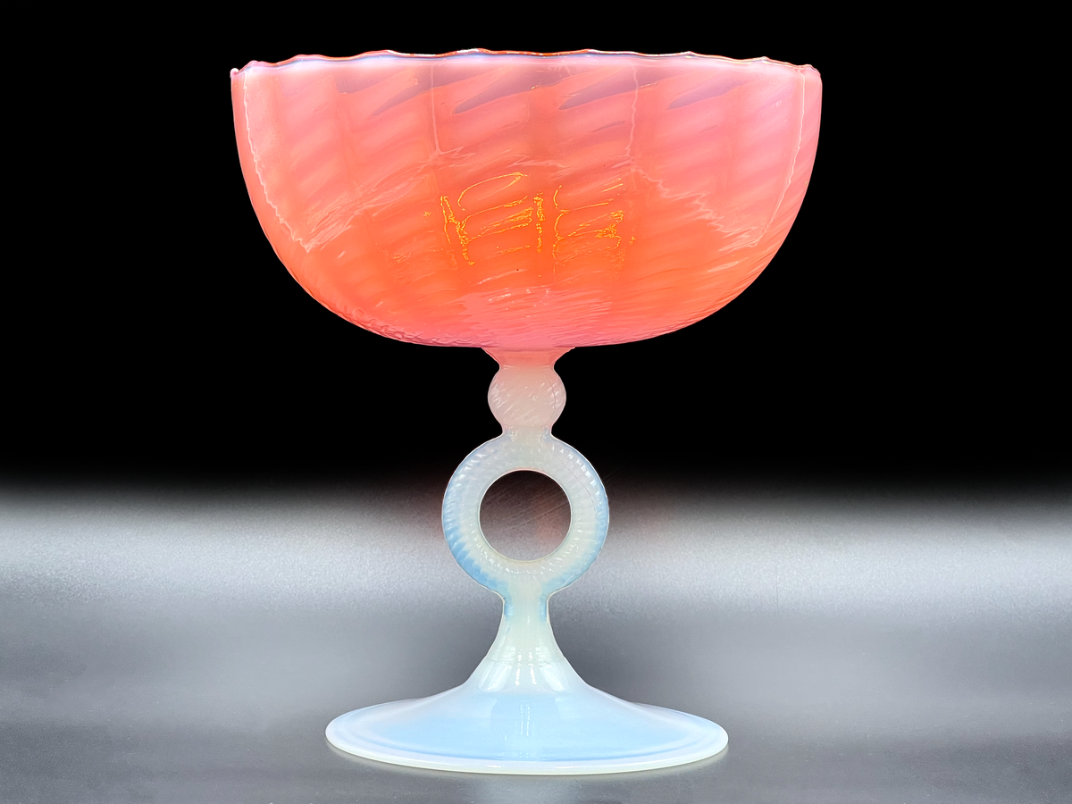 Stelvia Glass (Empoli, Italy) from their Romantica range | 9" Compote ...