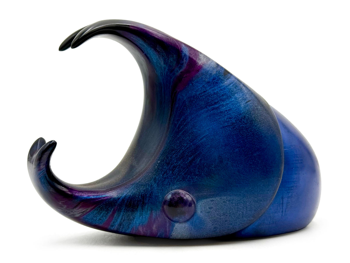 Pete Cromer (Australia) Resin Rhinoceros Beetle - Metallic | Blue ...