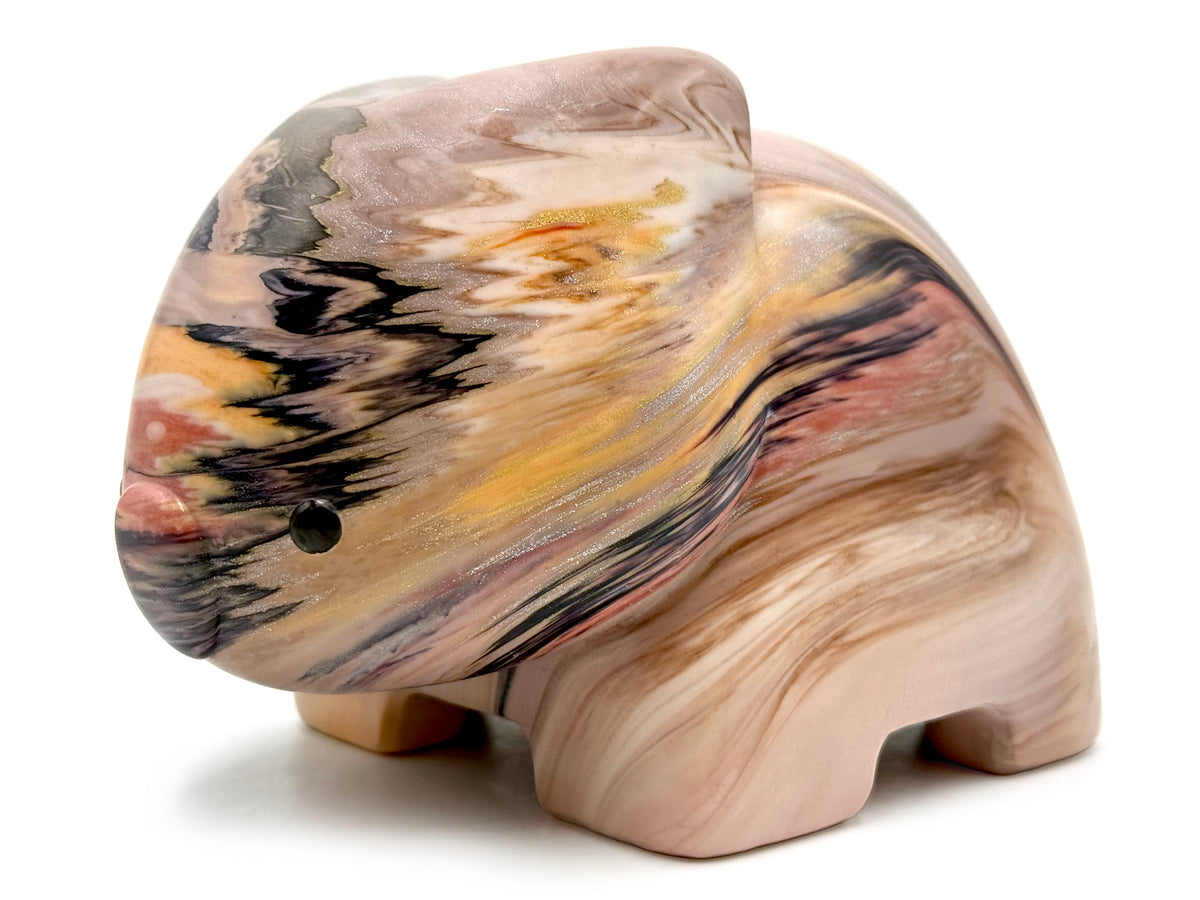 Pete Cromer (Australia) Resin Wombat - Earthtones – That Retro Piece