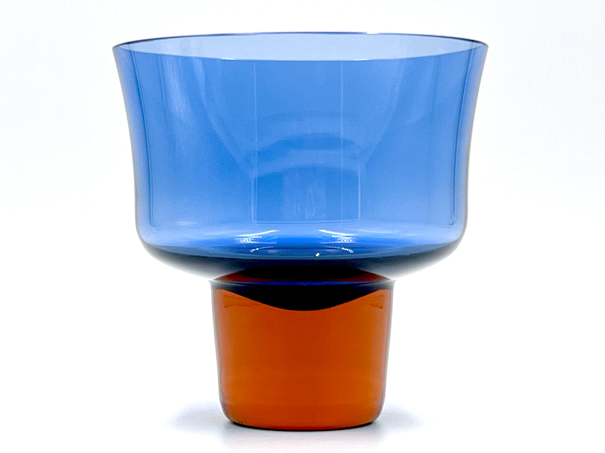 Åseda (Sweden) 4.5" Vase, in Blue/Orange | Model B9/602 | Designed by ...