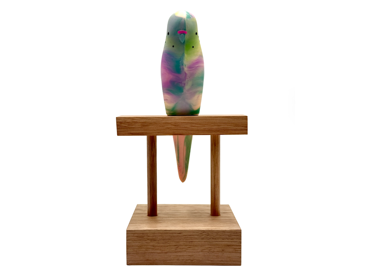 Pete Cromer (Australia) Resin Budgerigar - Multicolour – That Retro Piece